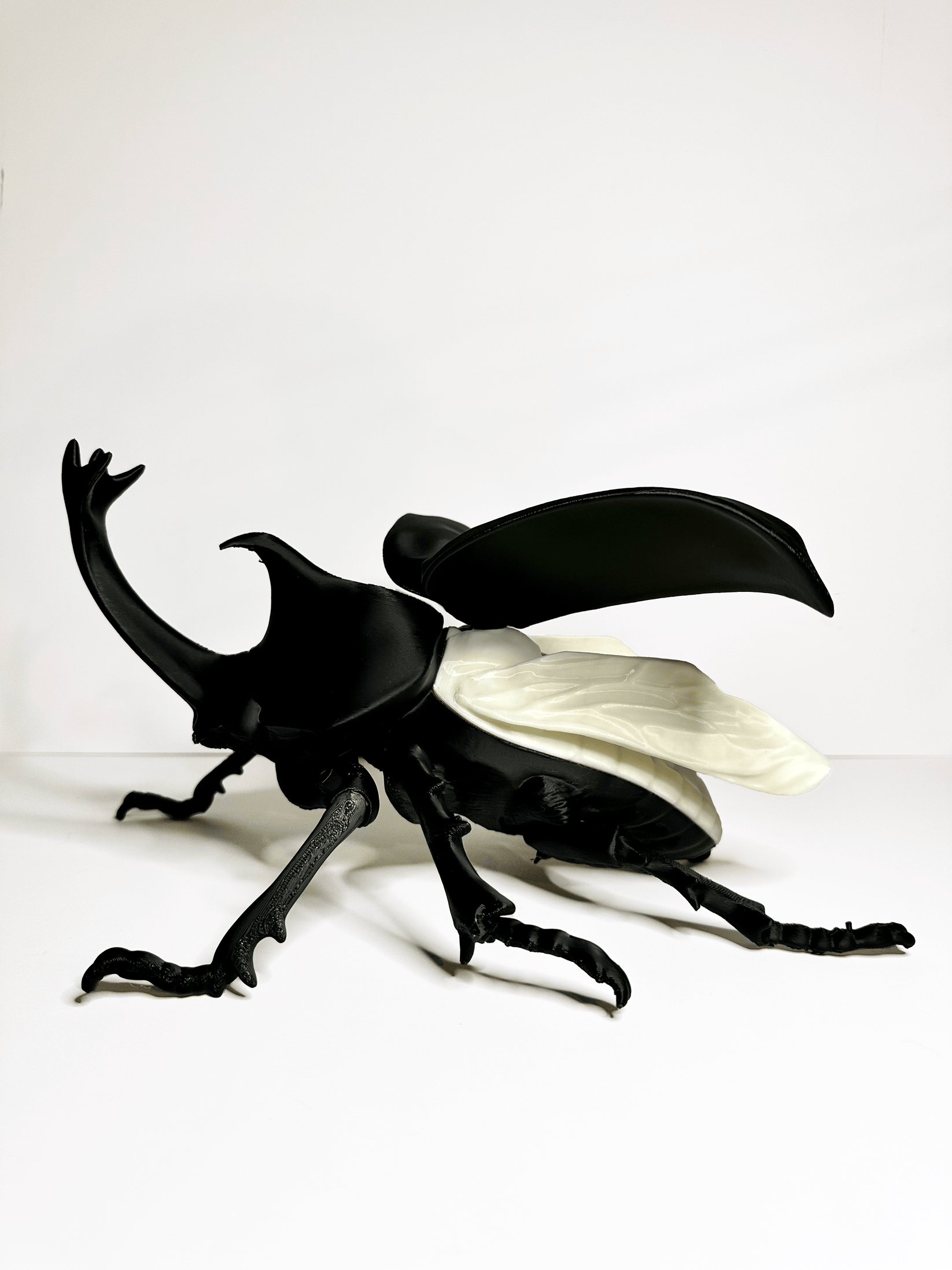 Rhino Beetle Accent Lamp: 3D Printed Insect-Inspired Night Light – Faux ...