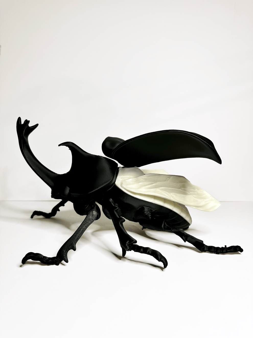 Rhino Beetle Accent Lamp: 3D Printed Insect-Inspired Night Light – Faux ...